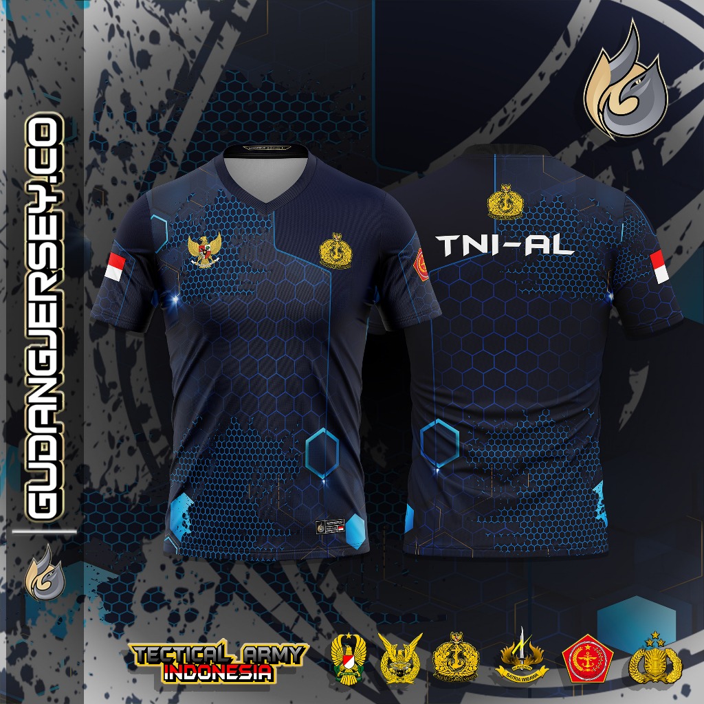 Jual JERSEY TNI AD / TNI AL / TNI AU / POLRI FREE CUSTOM LOGO | Shopee ...