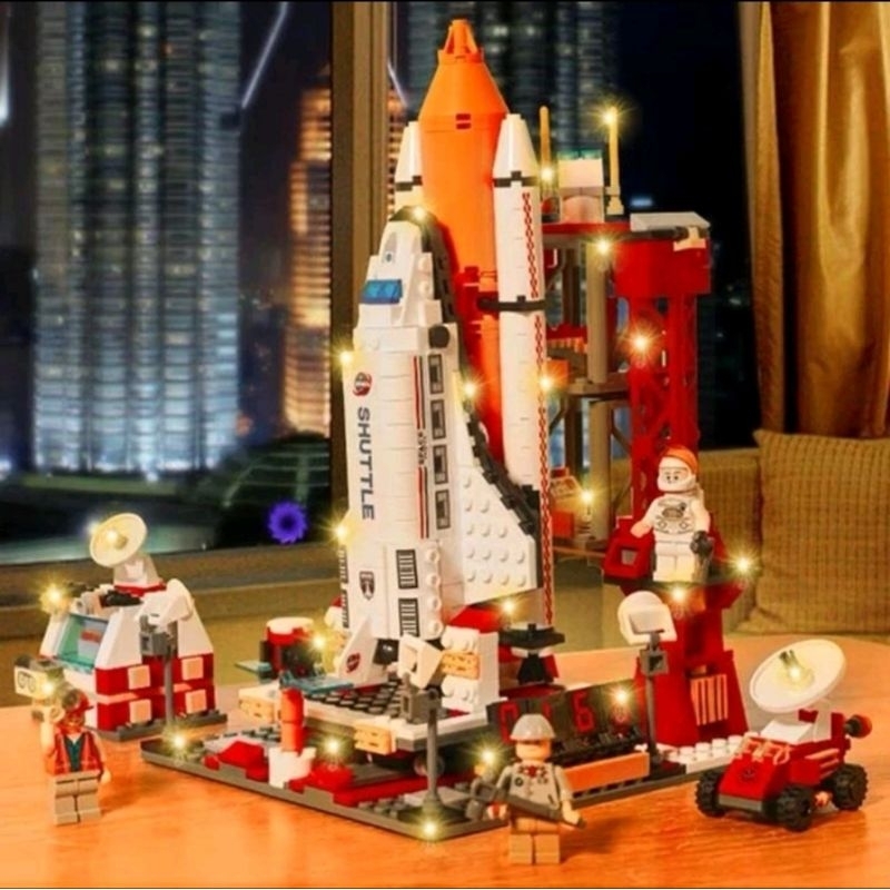 Jual Mainan Balok Blok Roket Nano Block Brick Rocket Kotak Pesawat ...