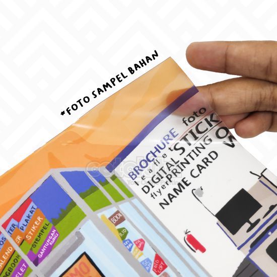 Jual Cetak Stiker Vinyl Transparan PREMIUM A3 Plus 32x48 cm | Shopee ...