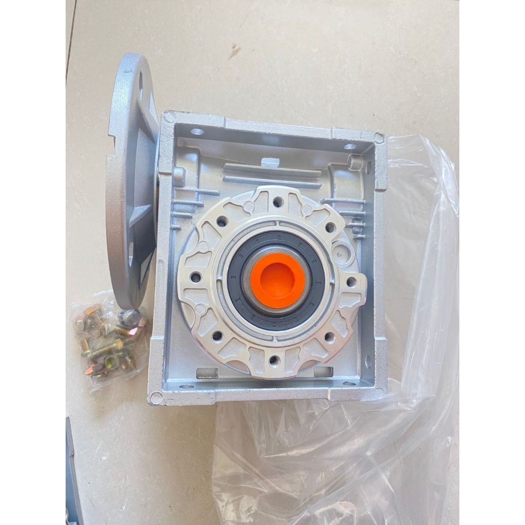 Jual Tranzgear NMRV 063 Gearbox Kuningan Speed Reducer Mesin NMRV075 ...