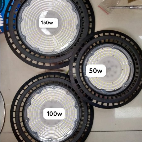 Jual Lampu LED HIGHBAY HIGH BAY Industri Gantung Lampu Pabrik Gudang 50W 100W 150W 200W 50 WATT ...