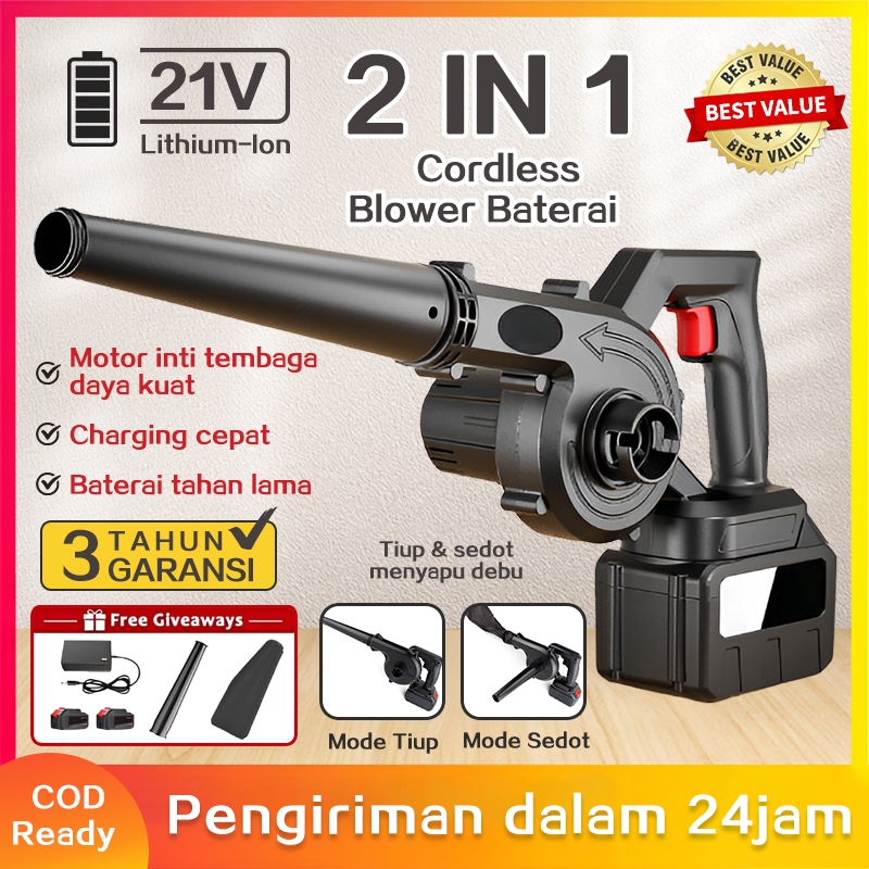 Jual VBELL-Mesin Blower Tangan Baterai 21V menghisap Blower Keong Mesin ...