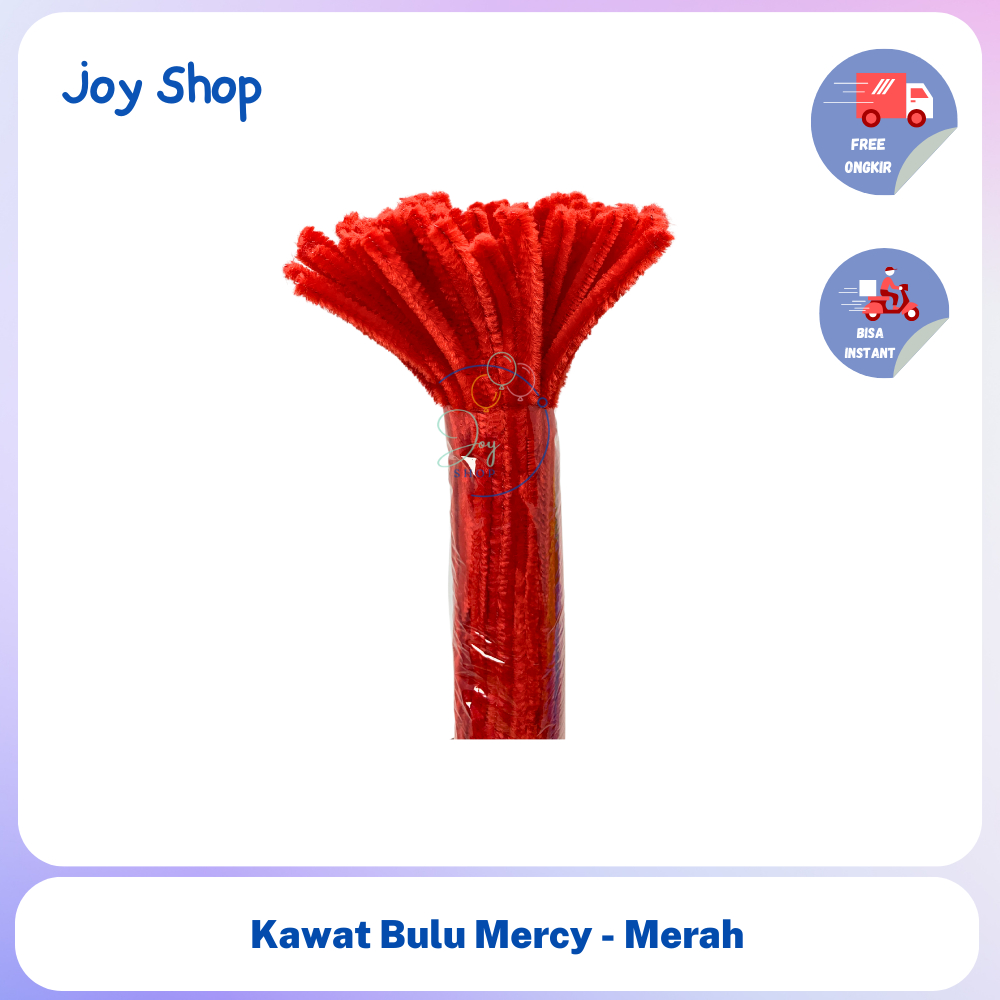 Jual Pipe Cleaner Kawat Bulu Mercy Pipe Cleanser Warna Mix 100 pcs ...