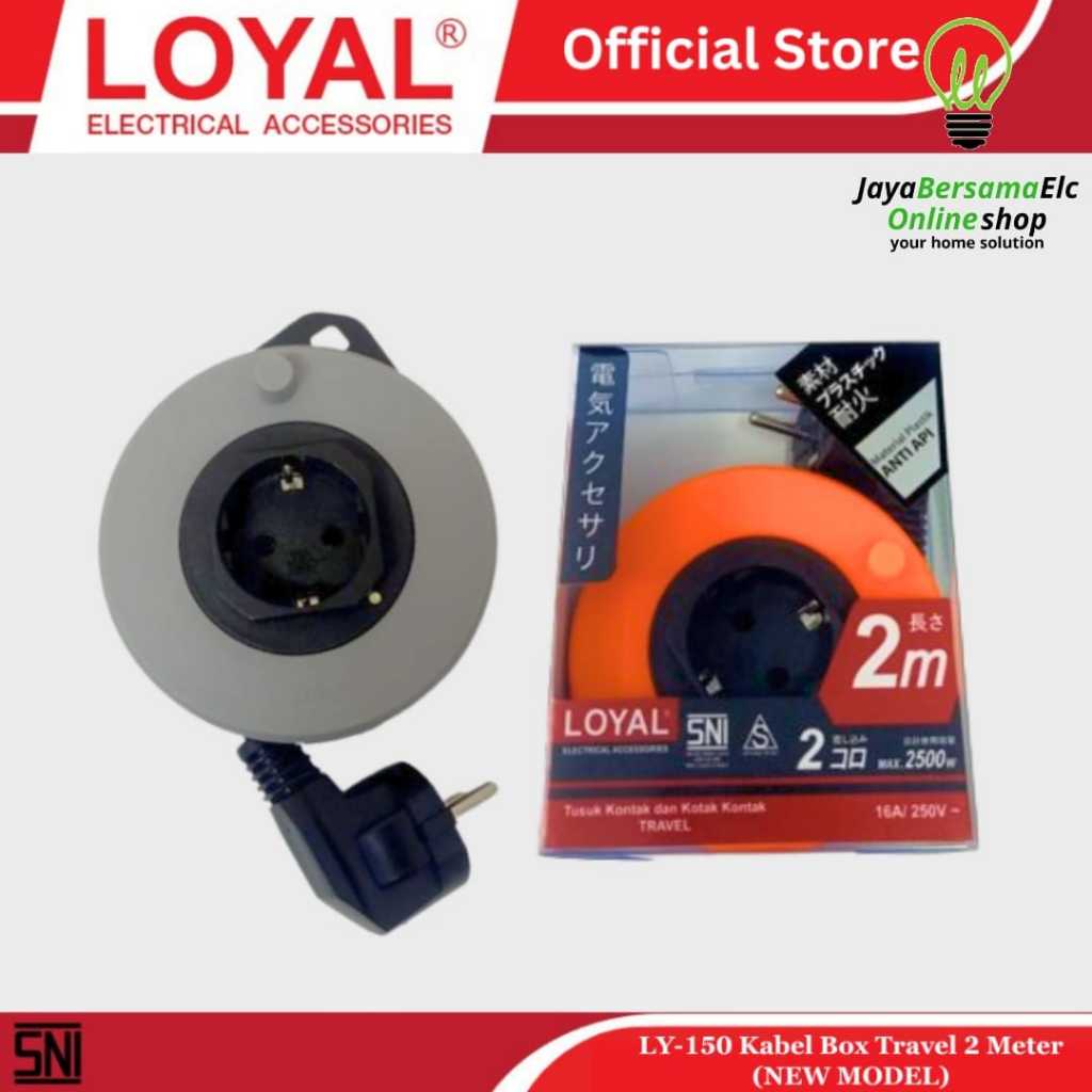 Jual Kabel Roll Travel 2 Meter LOYAL LY-150 / Kabel Roll Mini Kecil ...