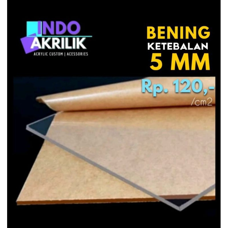 Jual AKRILIK BENING TEBAL 5 MM LEMBARAN CUSTOM RP.120,-/CM | Shopee ...