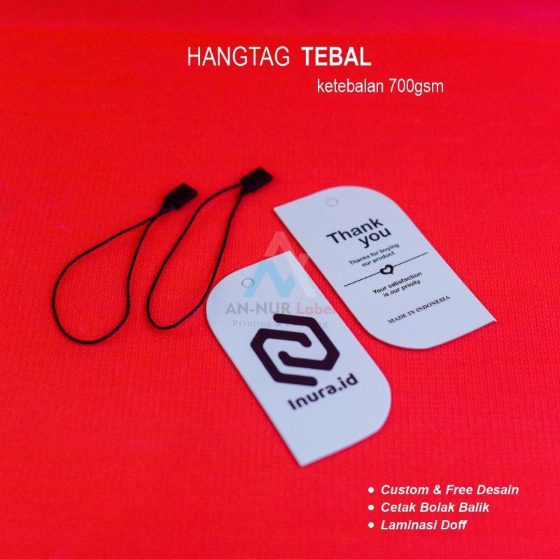 Jual Free Desain hangtag tebal label hangtag custom label baju label ...