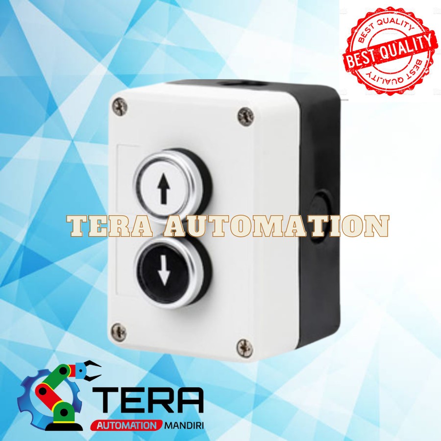 Jual Push Button Switch Station Up/Down Arrows Hoist Roller Door READT ...