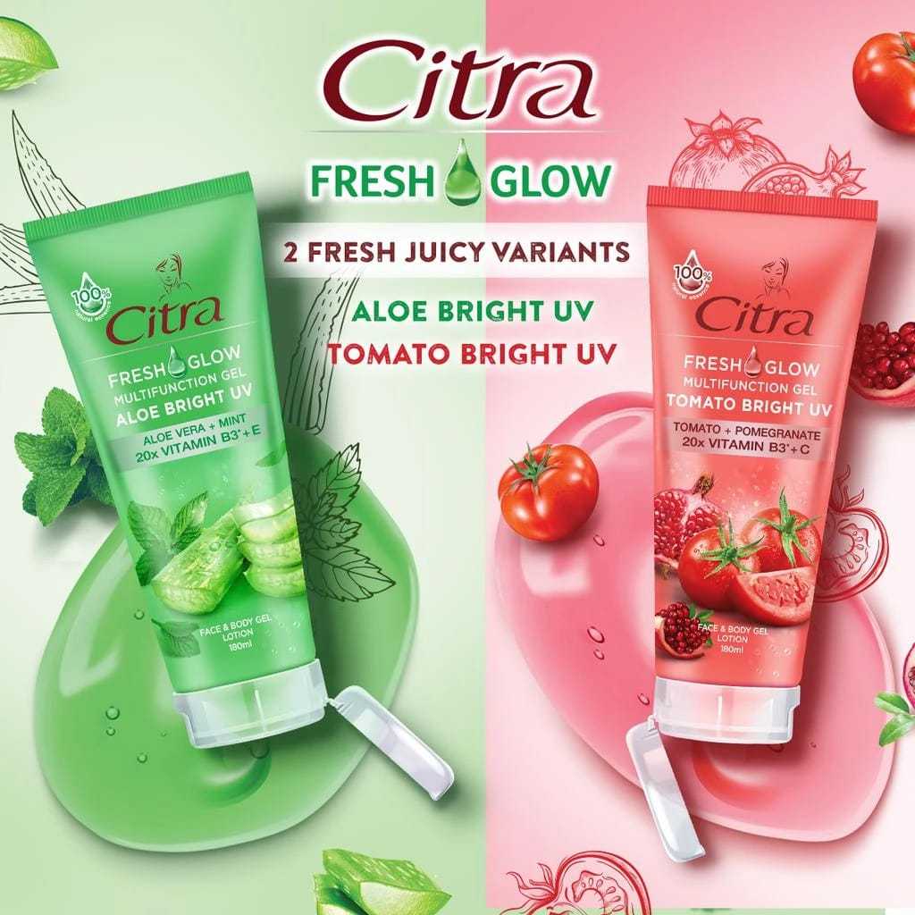 Jual CITRA Fresh Glow Multifunction Gel Tomato 180ml | Shopee Indonesia