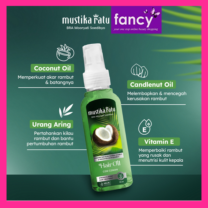 Jual MUSTIKA RATU MINYAK CEM-CEMAN 75ml / 175ml | Shopee Indonesia