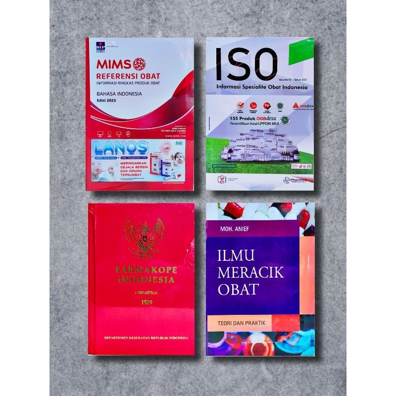 Jual PAKET 4 BUKU FARMASI ( FARMAKOPE EDISI 3 | ISO OBAT VOL.53 | IMO ...