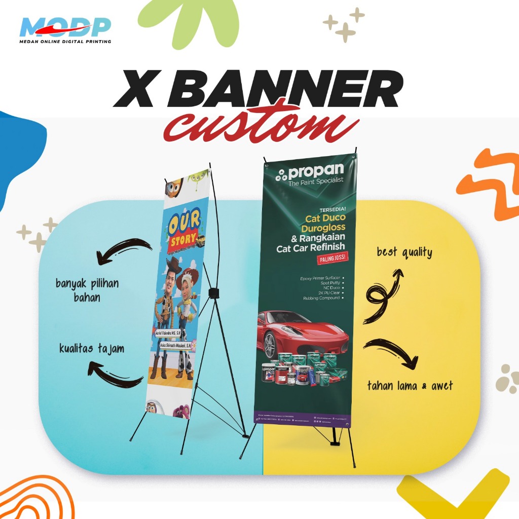 Jual Cetak X-Banner Sudah Dengan Kaki - Custom Print Spanduk - Wedding ...