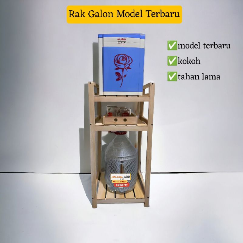 Jual MODEL TERBARU Rak Dispenser Dan Rak Piring Rak Susun Kayu Ambalan ...