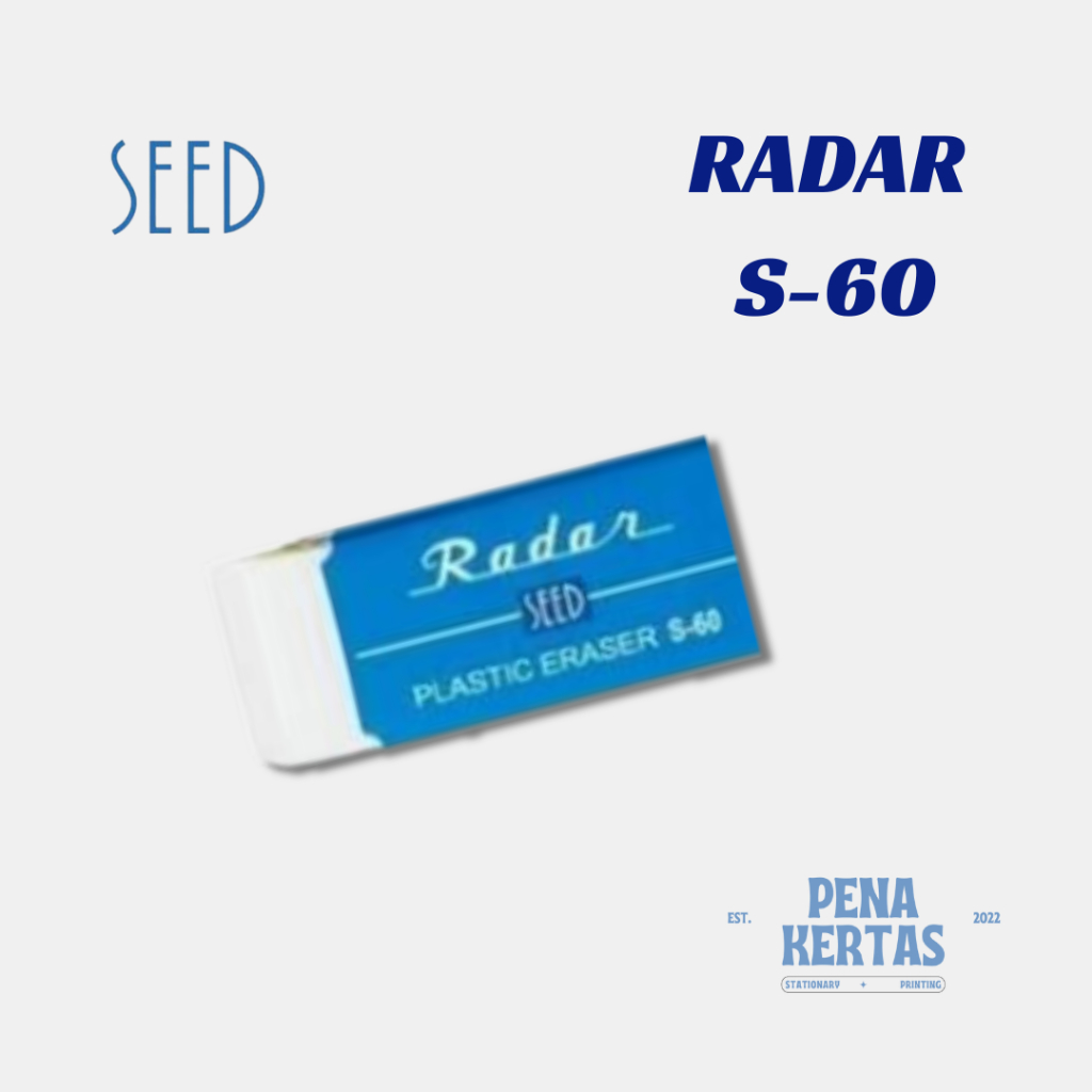 Jual SEED Radar Plastic Eraser Penghapus Pensil Plastik - S-60 | Shopee ...