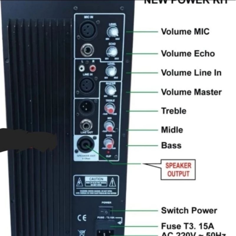 Jual Power Kit Mesin Kit Audio Speaker Aktif 1000 Watt 16x38 1200 Watt ...
