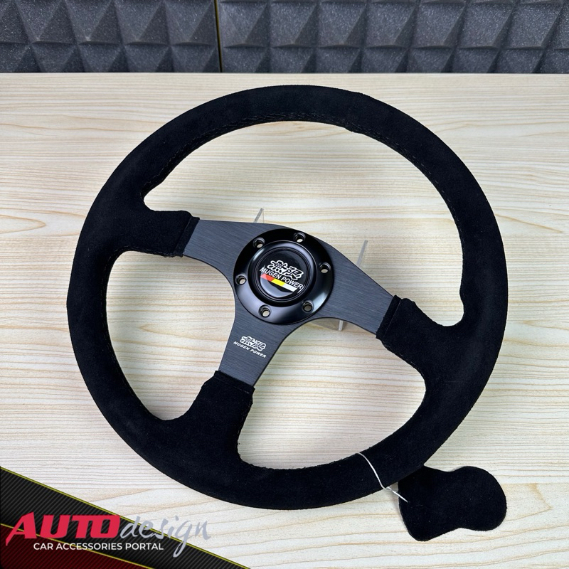 Jual MUGEN Stir Racing Mobil Kulit Suede 14 Inch Universal | Shopee ...