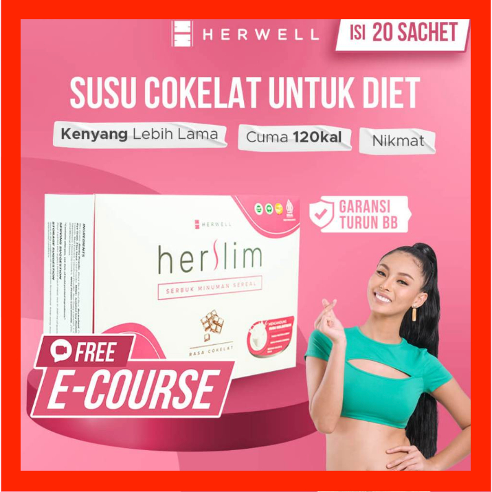 Jual Herslim Herwell 1 SACHETAN Ultimate Diet Formula Susu Kolostrum ...