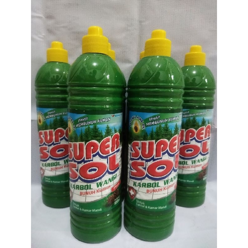 Jual SUPERSOL / KARBOL WANGI / WINGS SUPERSOL / KARBOL BTL 850ML ...