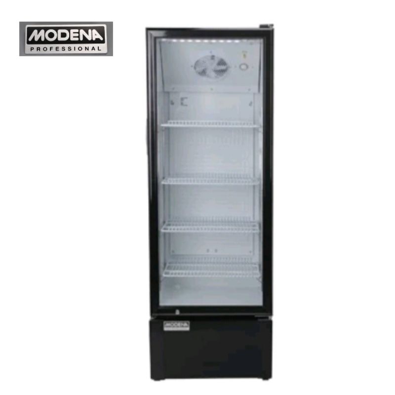 Jual modena showcase cooler SC1235 4 rak 230 liter | Shopee Indonesia