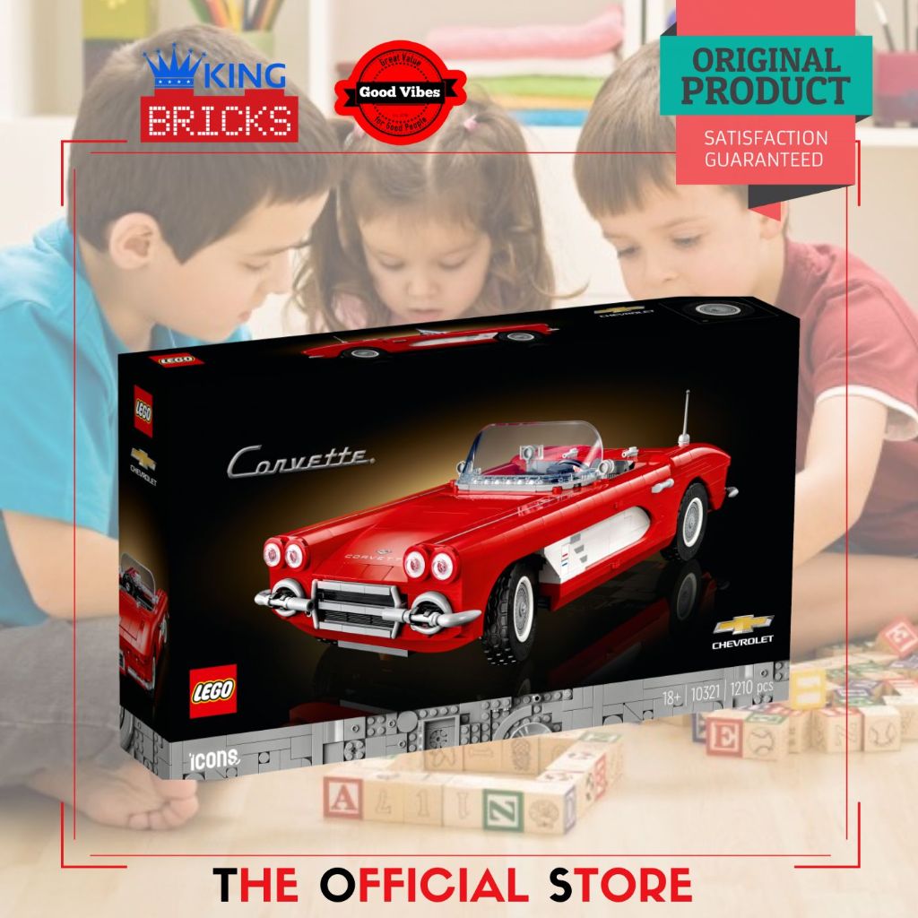 Jual LEGO Original CREATOR EXPERT 10321 Corvette - Mainan Anak Koleksi ...
