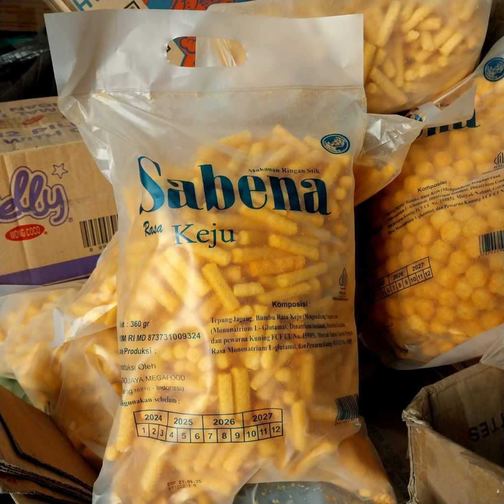 Jual Snack Sabena Stick Balado Jagung Bakar Keju Jajanan Kiloan 360g ...
