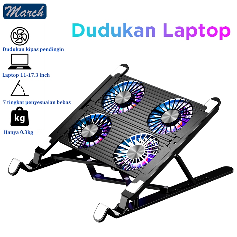 Jual Cooling Holder Laptop Portable Lipat Stand Dudukan Cooling Pad ...