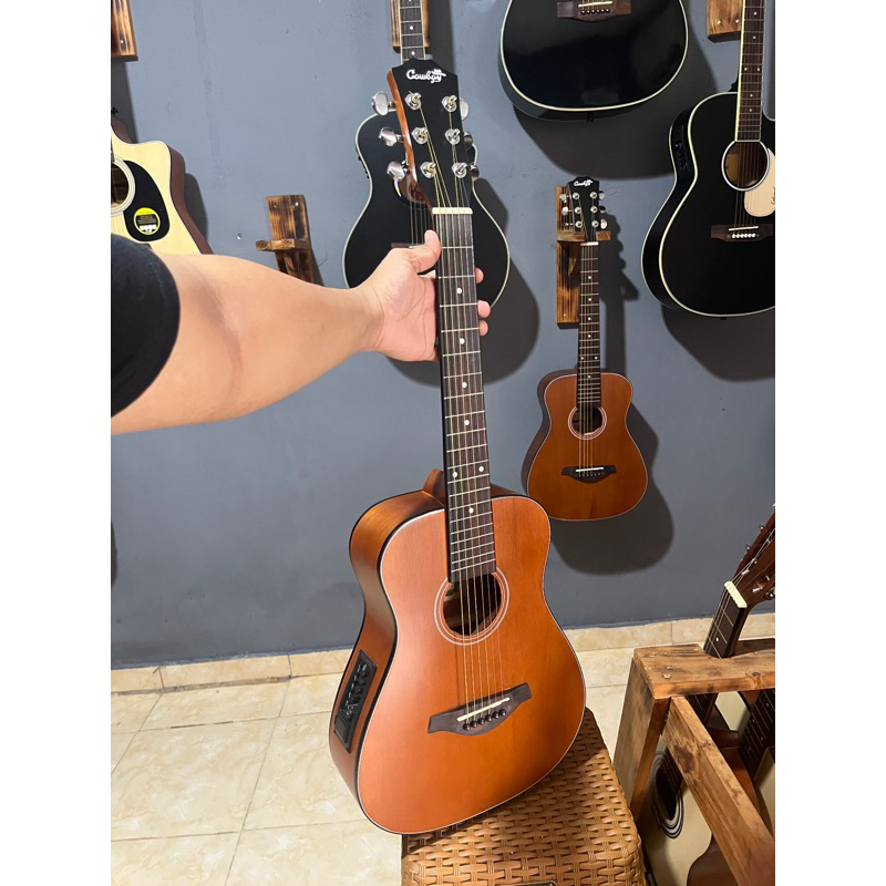Jual Gitar Cowboy 3/4 High Premium. Suara Mantap | Shopee Indonesia