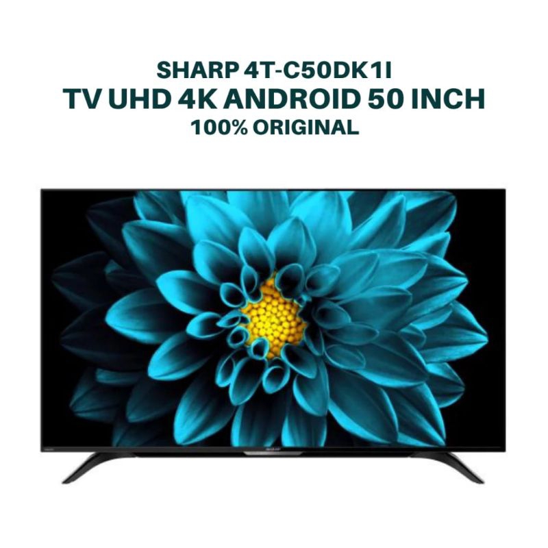 Jual Android TV LED SHARP Aquos 50"inch 4K UHD 4T-C50DK1I | Shopee ...