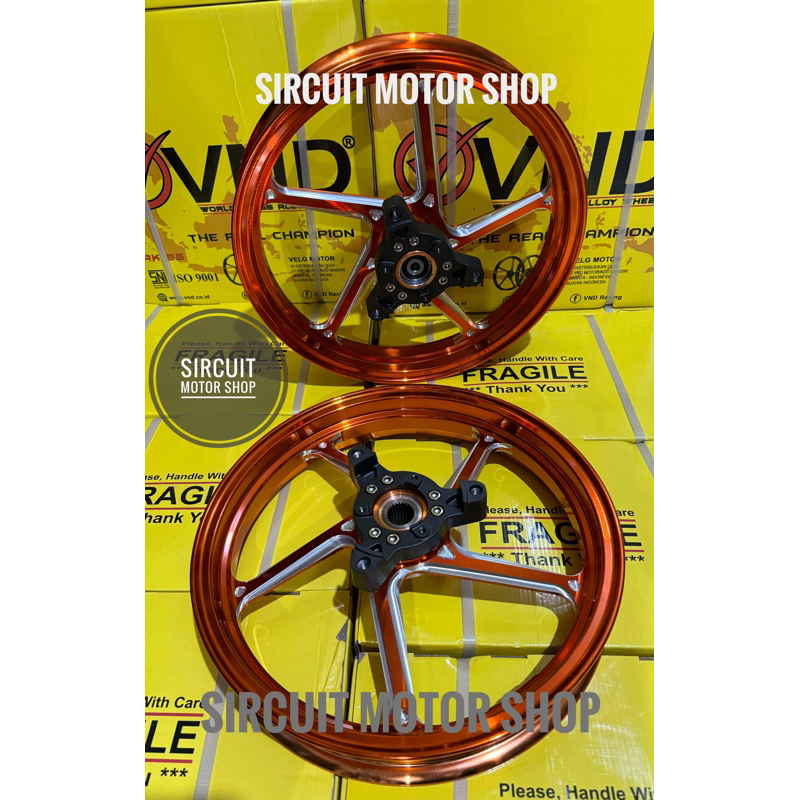 Jual VELG VND AK 55 RING 14 NMAX NEW & NMAX OLD / 185x14 & 215x14 AK55 MODEL ENKEI | Shopee ...