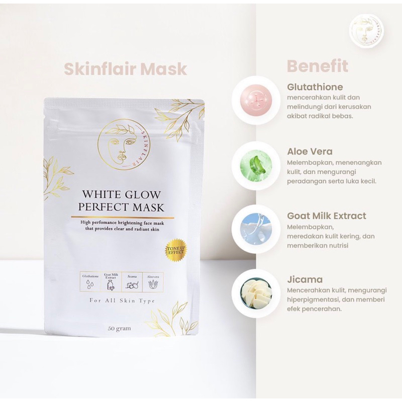 Jual READY STOCK LANGSUNG KIRIM - SKINFLAIR MASKER INSTANT WHITENING ...