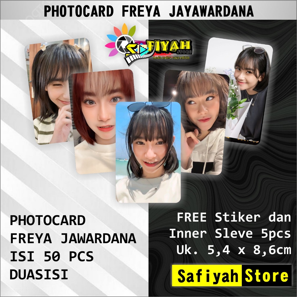 Jual Photocard Freya JKT48 DUASISI isi 50 Pcs Murah Ready Stok Limited Edition| Fanmade ...