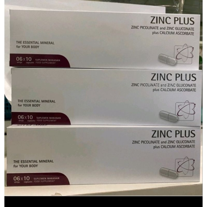 Jual Zinc Plus Box 60 Kapsul Meningkatkan Daya Tahan Tubuh | Shopee ...
