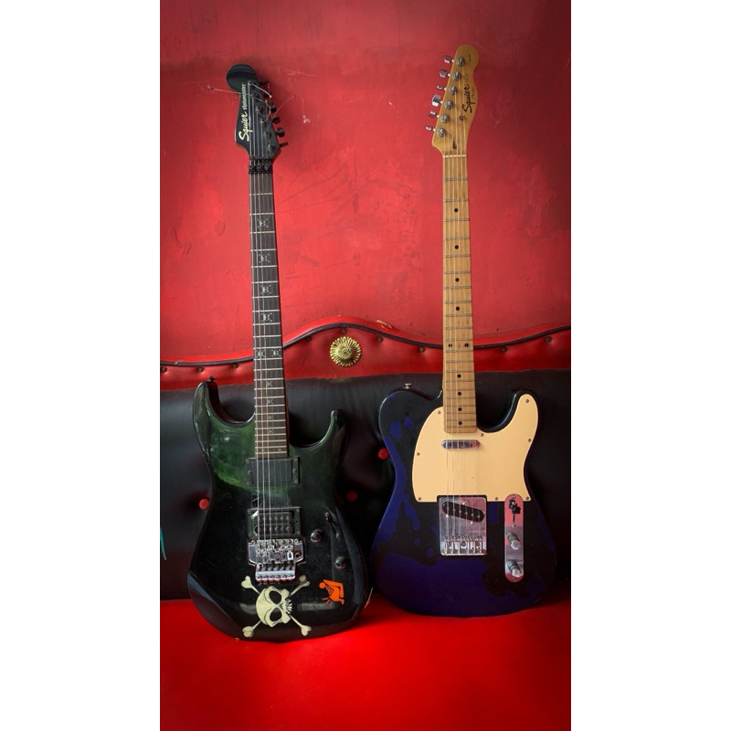 Jual GITAR SQUIER SHOWMASTER SKULL BLACK Original | Shopee Indonesia