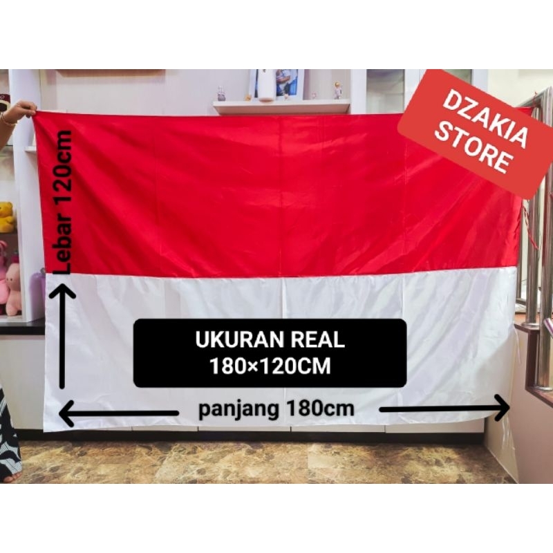 Jual BENDERA JUMBO UKURAN 180CM X 120CM FULL.. | Shopee Indonesia