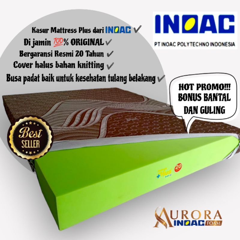 Jual Kasur busa Mattress Plus By INOAC Garansi 20 tahun Original | Shopee Indonesia