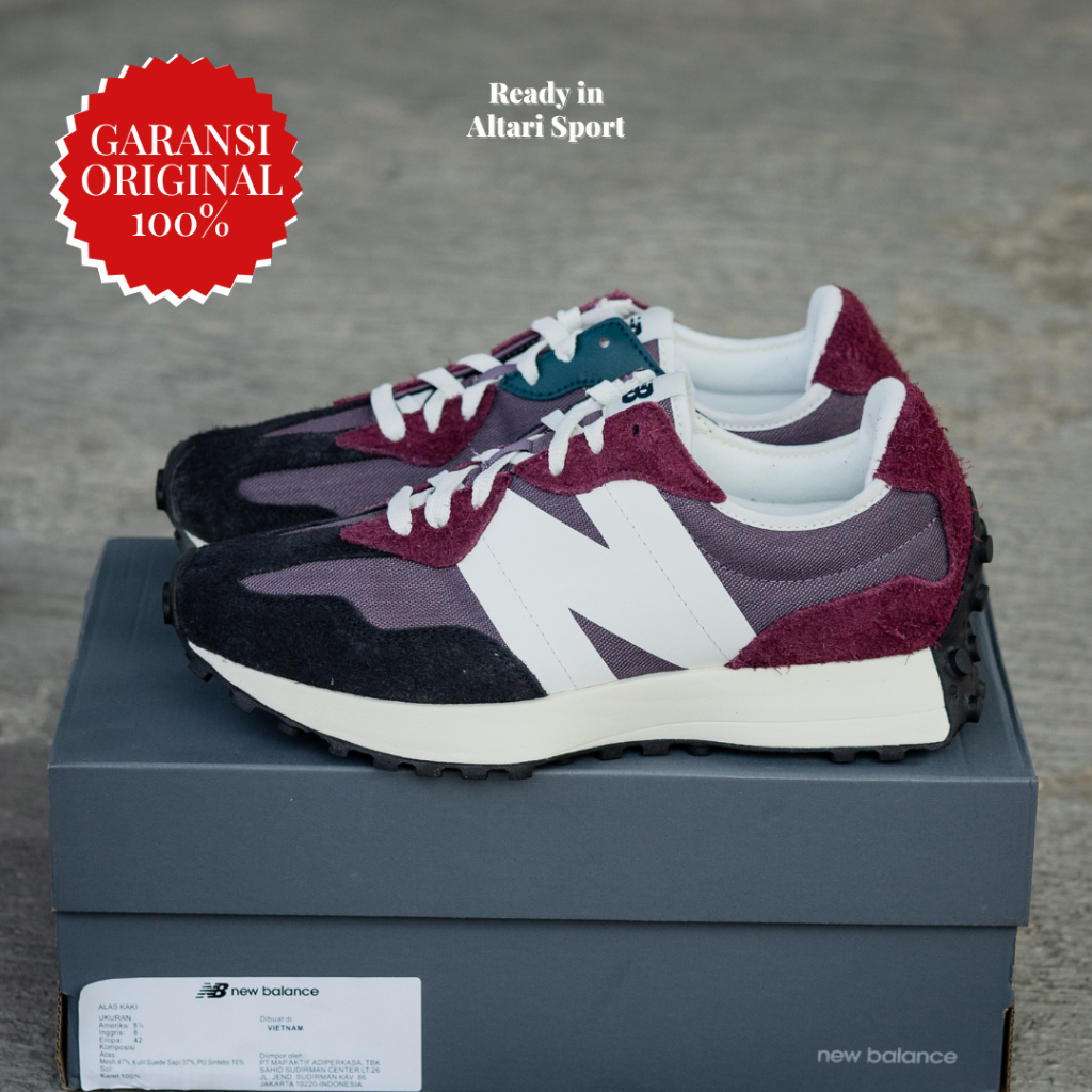 Jual Sepatu sneakers nb 327 MS327HB Original asli bnib | Shopee Indonesia