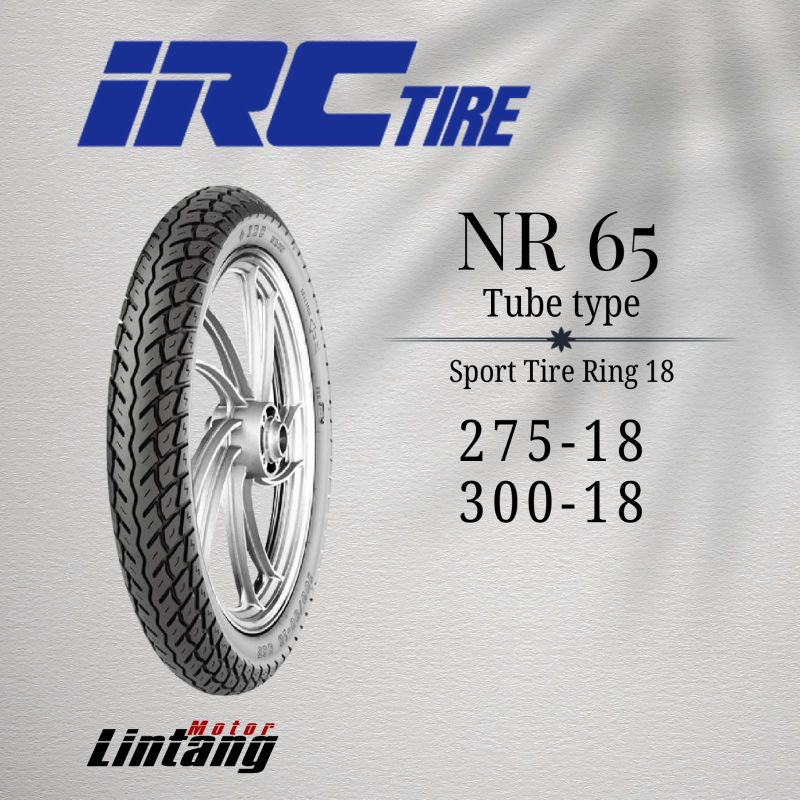 Jual Ban motor IRC 275-18 300-18 NR 65 Ring 18 Tube type | Shopee Indonesia