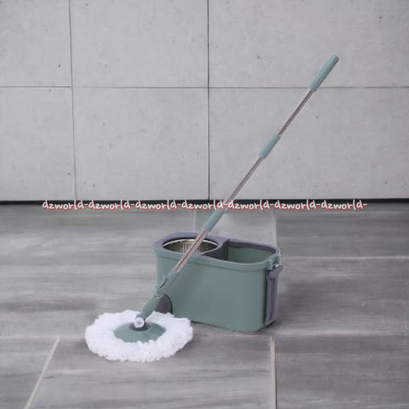 Jual Proclean Spin Mop Set Alat Pel Model Putar Dengan Tangkai Tiang ...