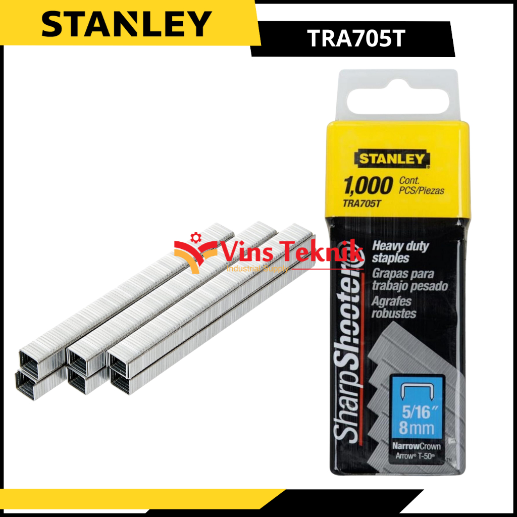Jual Isi Staples Paku Tembak 5/16" 8MM TRA 705T STANLEY TRA705T | Shopee Indonesia