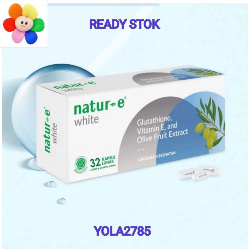 Jual Natur-E White Glutathione Capsule Suplemen Kecantikan isi 16 caps ...