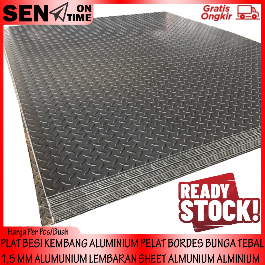 Jual [Kargo] PLAT KEMBANG ALUMINIUM PELAT BORDES BUNGA TEBAL 1,5 MM ...
