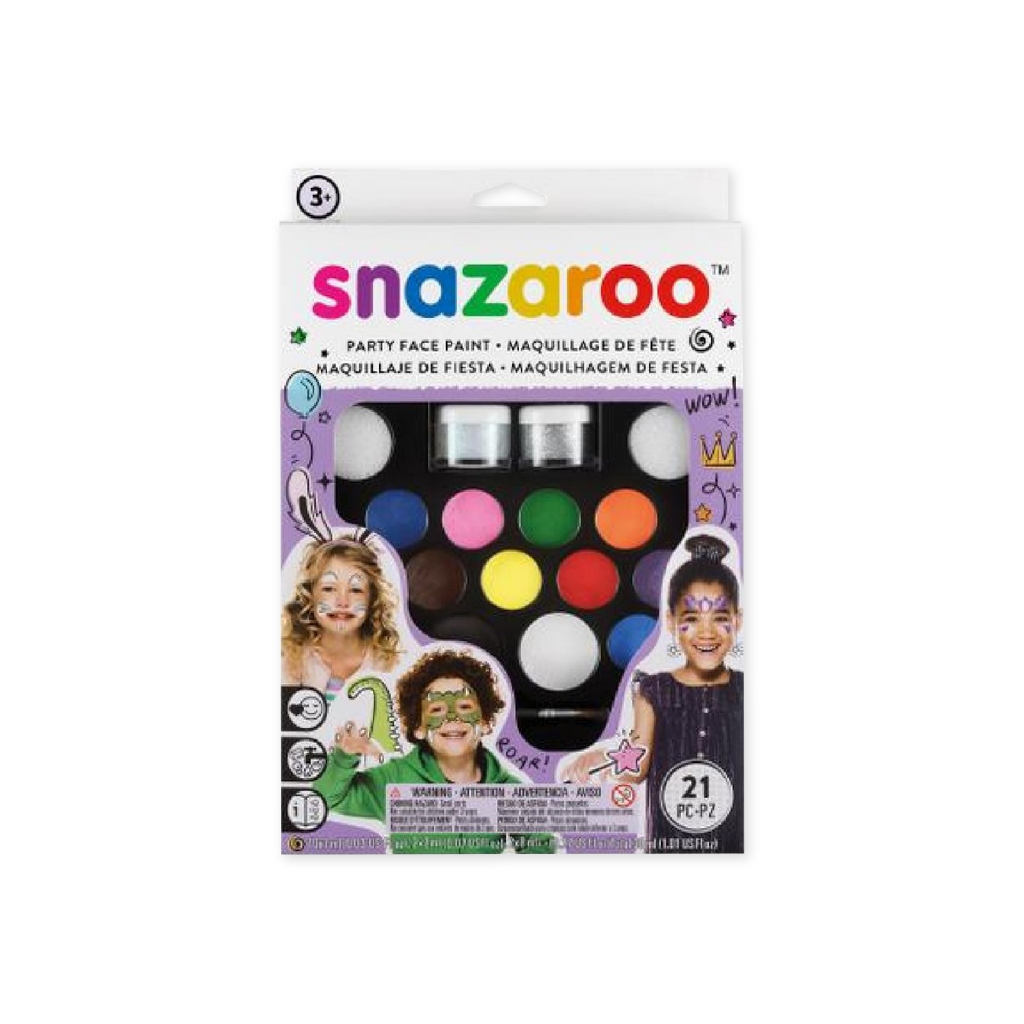 Jual Snazaroo Ultimate Party Pack Face Body Paint Color Set | Shopee ...