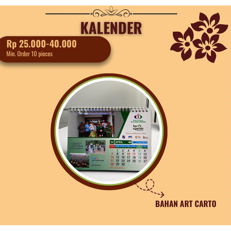 Jual Cetak Kalender | Shopee Indonesia