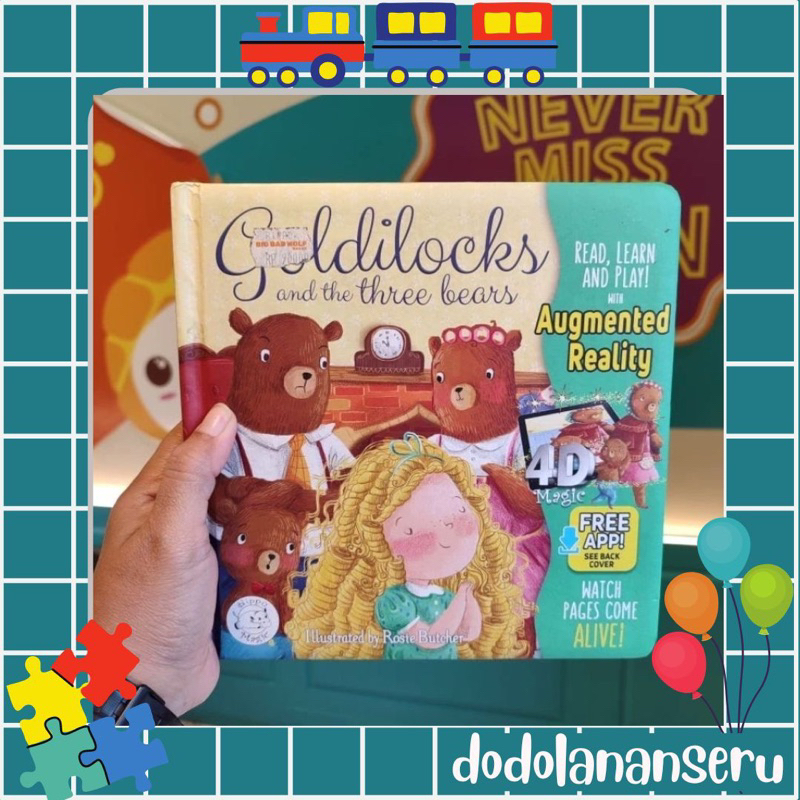 Jual DDS - BBW / BIG BAD WOLF BOOKS GOLDILOCKS AND THE THREE BEARS ...