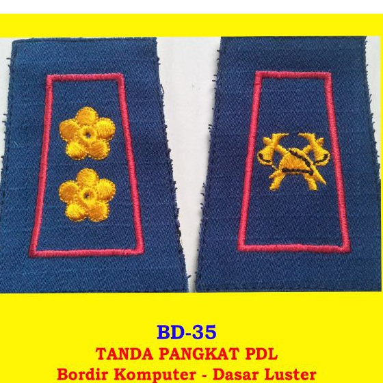 Jual Pangkat Pemadam Bordir / Pangkat Damkar Pangkat Gol 4a / Eselon ...