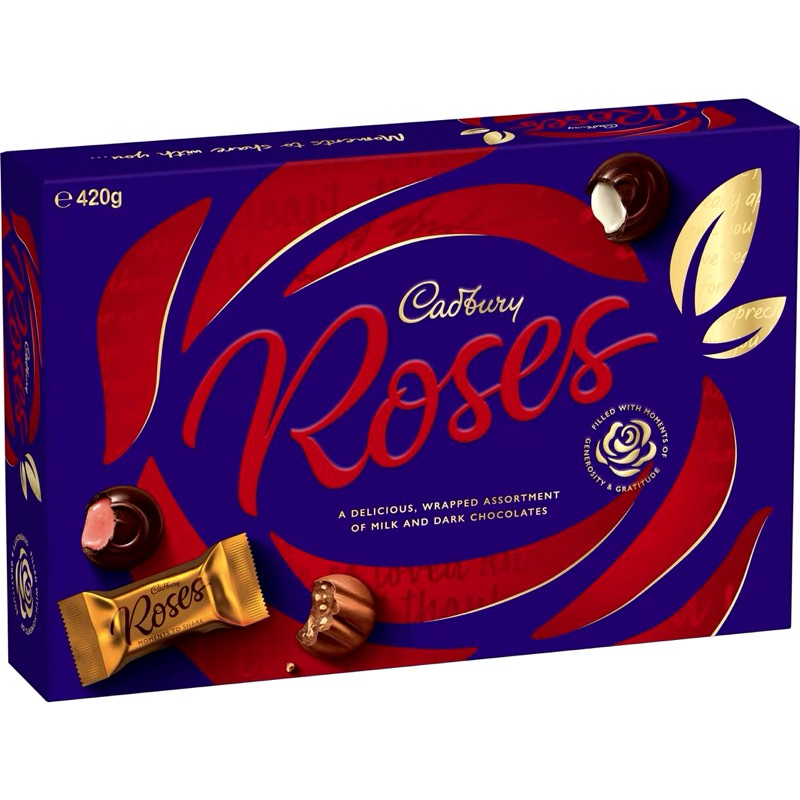 Jual Cadbury Roses Boxed Chocolate 380g - Australia | Shopee Indonesia