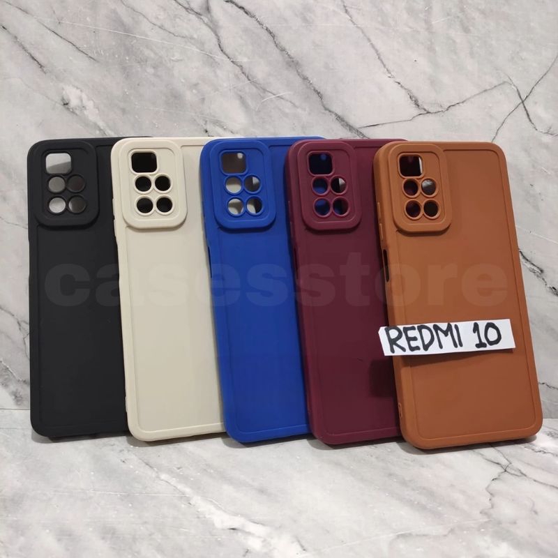 Jual CASE MACARON REDMI 10 REDMI 10 2022 SOFTCASE PRO CAMERA SILICONE ...