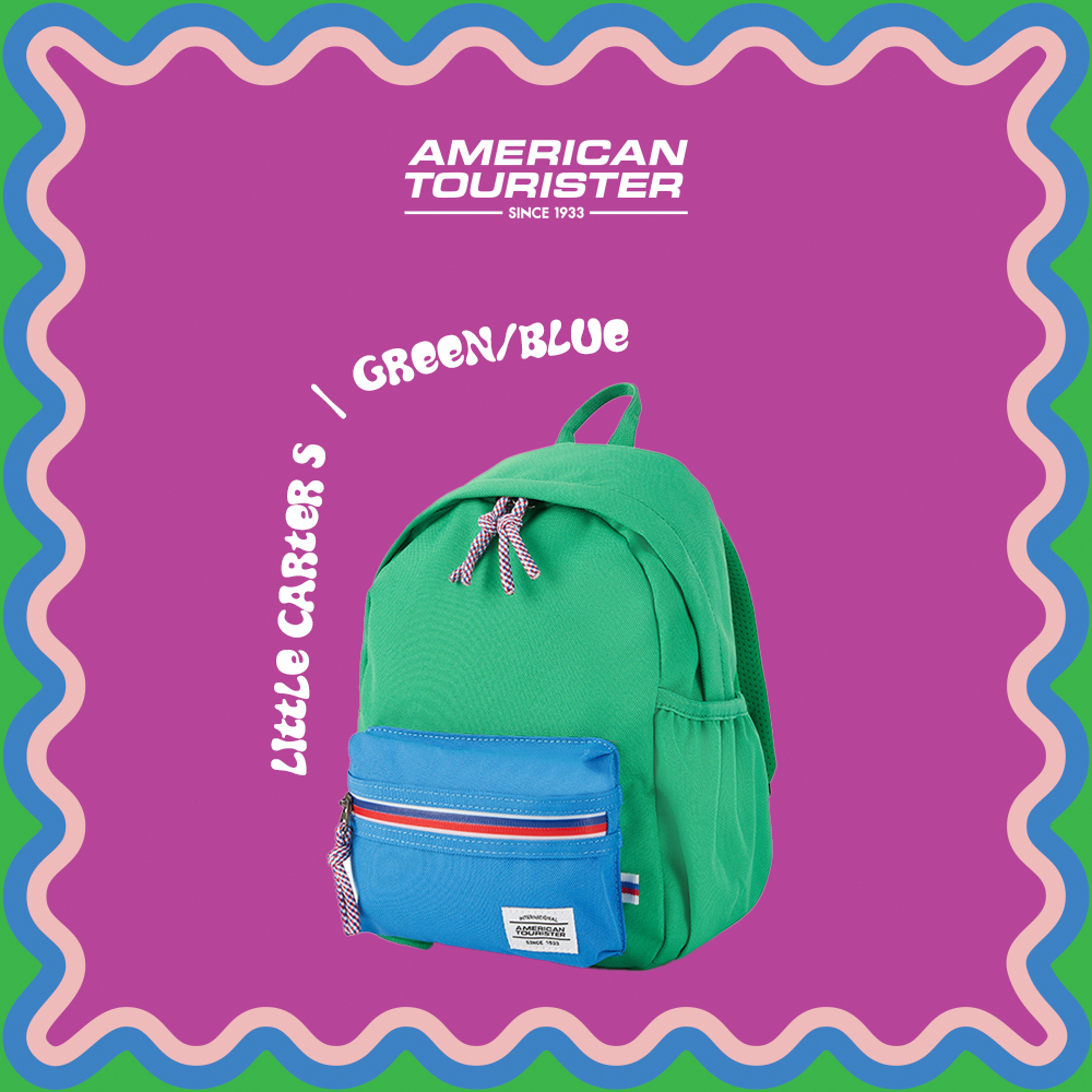 Jual American Tourister Little Carter Backpack S Antimicrobial - Green ...