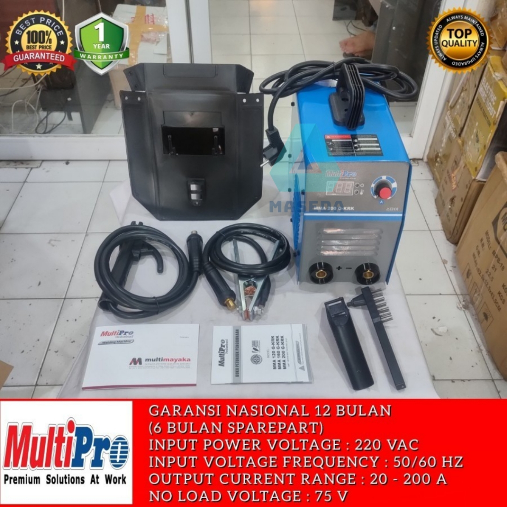 Jual Mesin Las Listrik 200A Multipro 200GKRK Travo Las Listrik Inventer ...