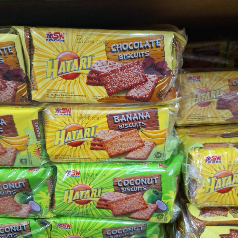 Jual HATARI BISCUITS 90gram aneka rasa 10x90 | Shopee Indonesia