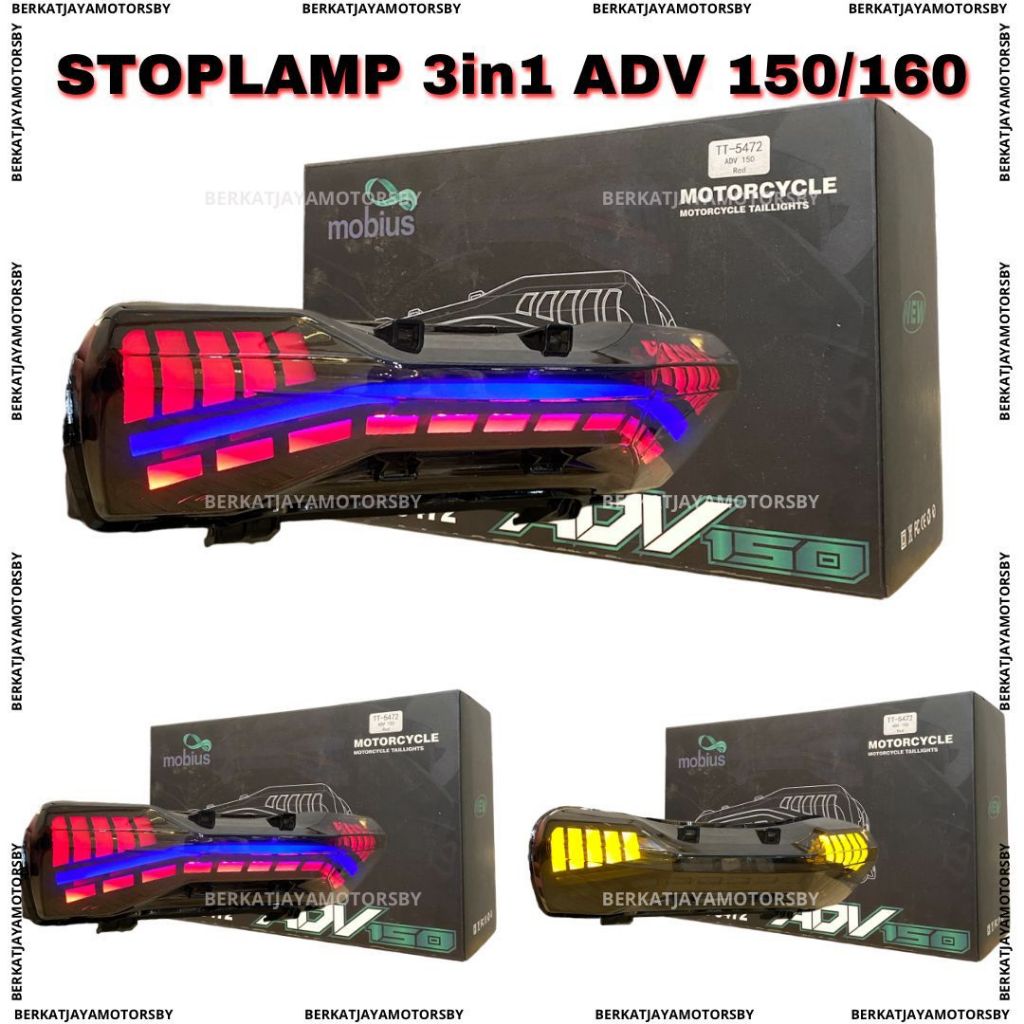 Jual STOPLAMP HONDA ADV150 LAMPU STOP ADV 160 3 IN 1 ORIGINAL BEST ...